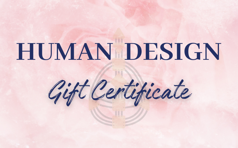 Human Design gift certificate – Lisa McKenzie